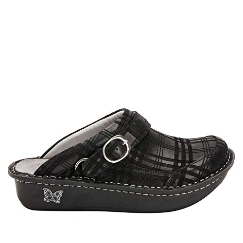 Alegria Seville Womens Clog Plaid to Meet You 9 M US