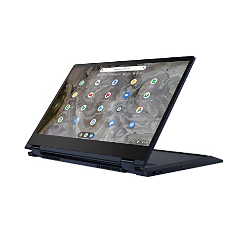Lenovo Flex 5i 13 Chromebook 2-in-1 Laptop, Intel Core i3-1115G4, 8GB RAM, 64GB Storage, Intel UHD Graphics, 13.3" FHD Touchscreen Display, Chrome OS, Abyss Blue