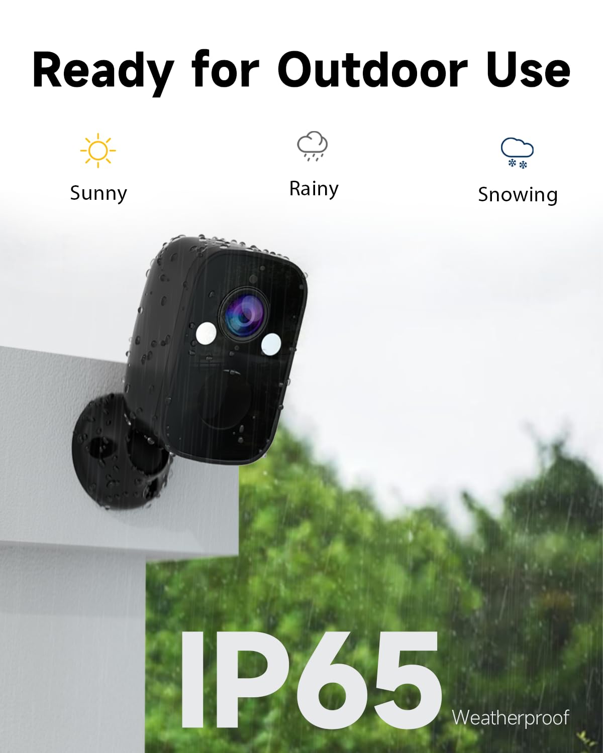 2K Security Cameras Wireless Outdoor 2Pack, Security Cameras for Home Security with 130° Wide View, Motion Detection Spotlight Siren, Color Night Vision, 2-Way Talk, Cloud/SD(up to 256GB), Work/Alexa