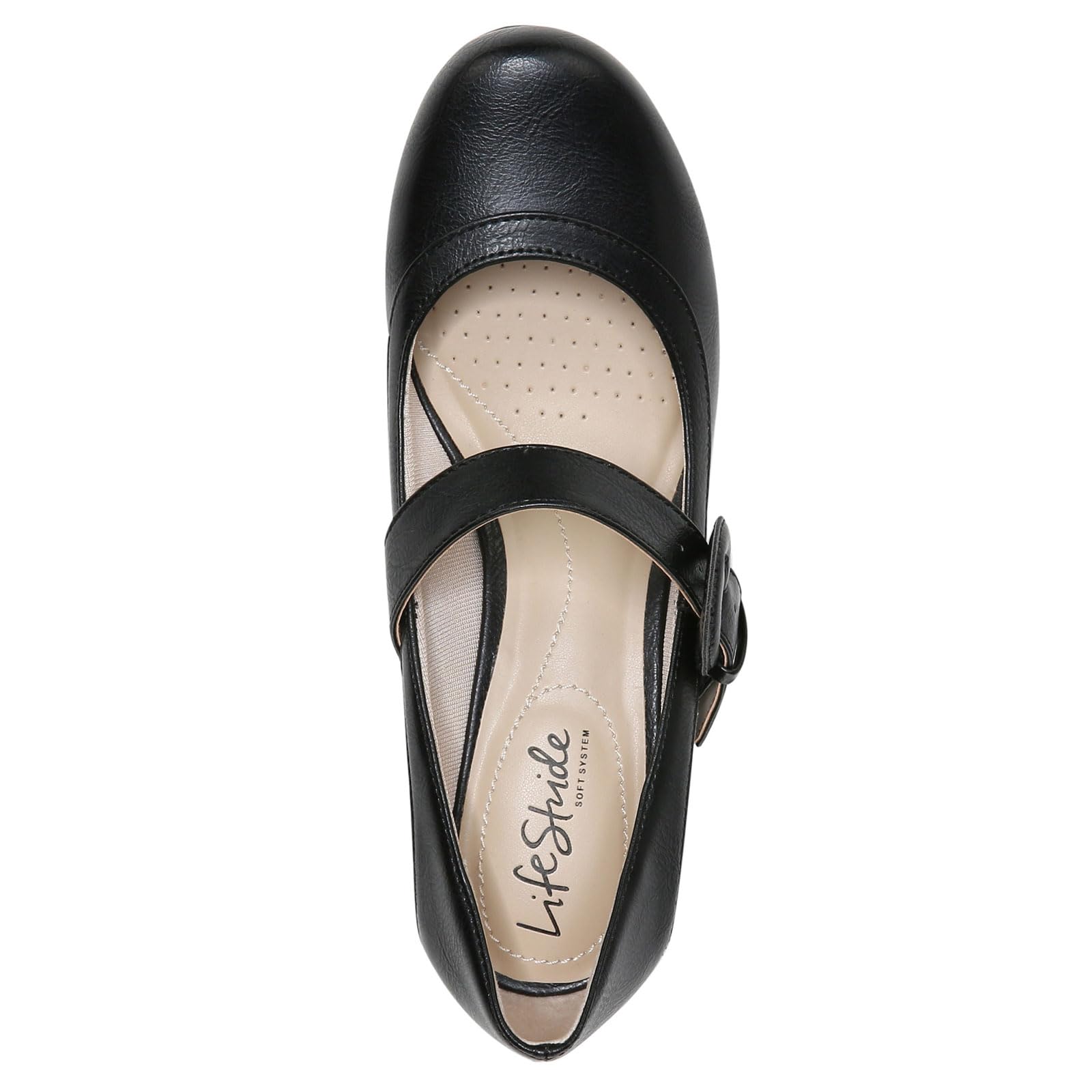LifeStride Women's ROZZ Shoe, Black, 10 M US