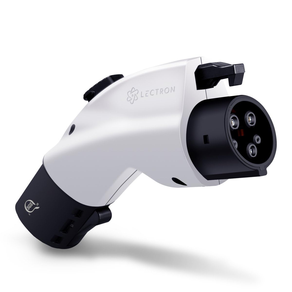 [Only for J1772 EVs ] Lectron - Tesla to J1772 Charging Adapter, Max 48A & 250V - Compatible with Tesla High Powered Connectors, Destination Chargers, and Mobile Connectors (White)