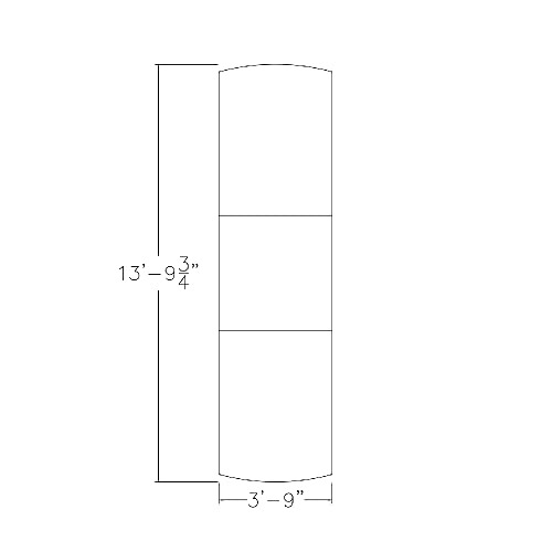 SKUTCHI DESIGNS INC. 14 Person Modular Arc Rectangle Conference Table | Square Metal Base | Harmony Series | 14' | Maple