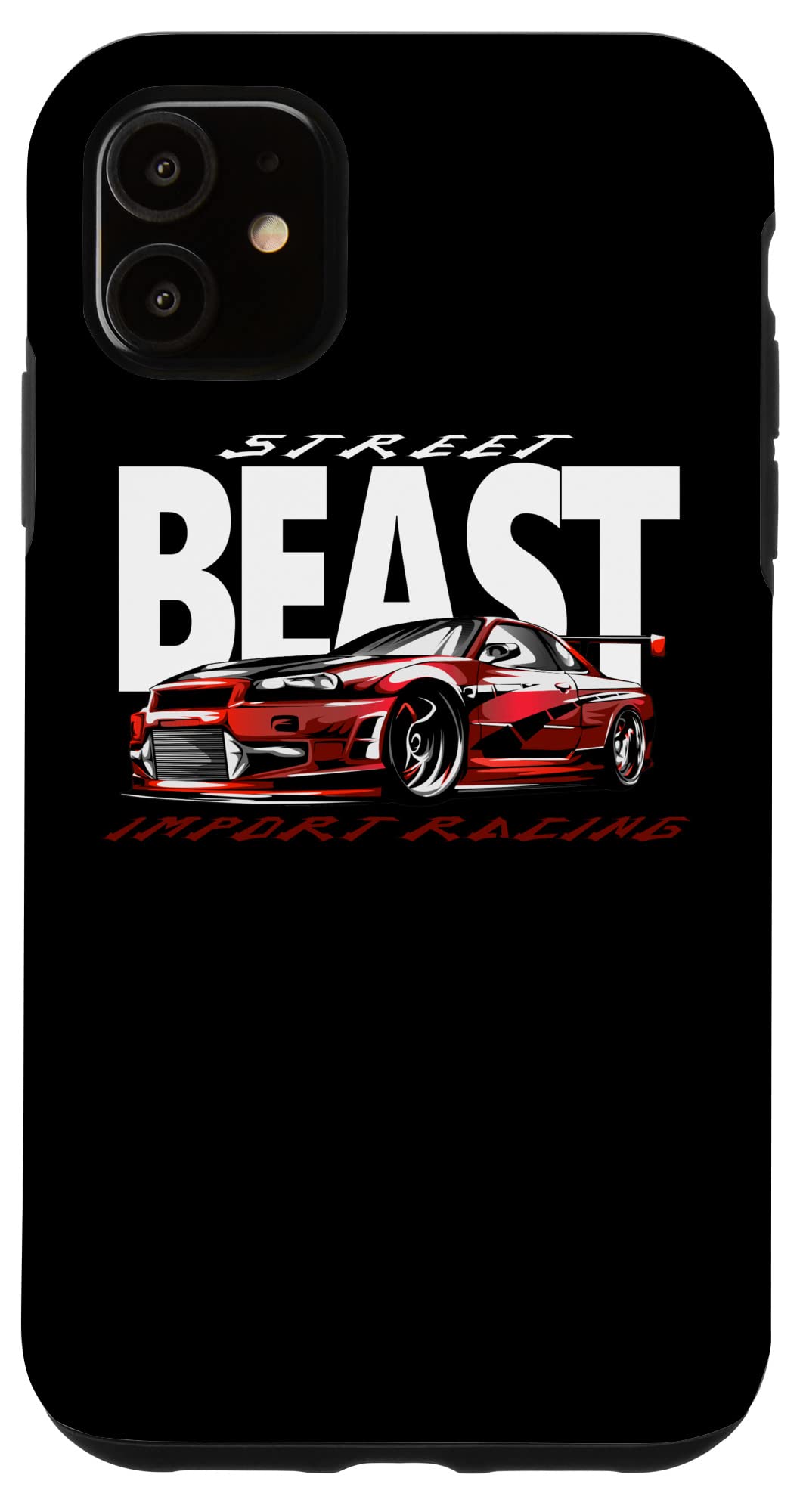 iPhone 11 Import Street Racer, Japanese Racing Car, Tuner Car Themed Case