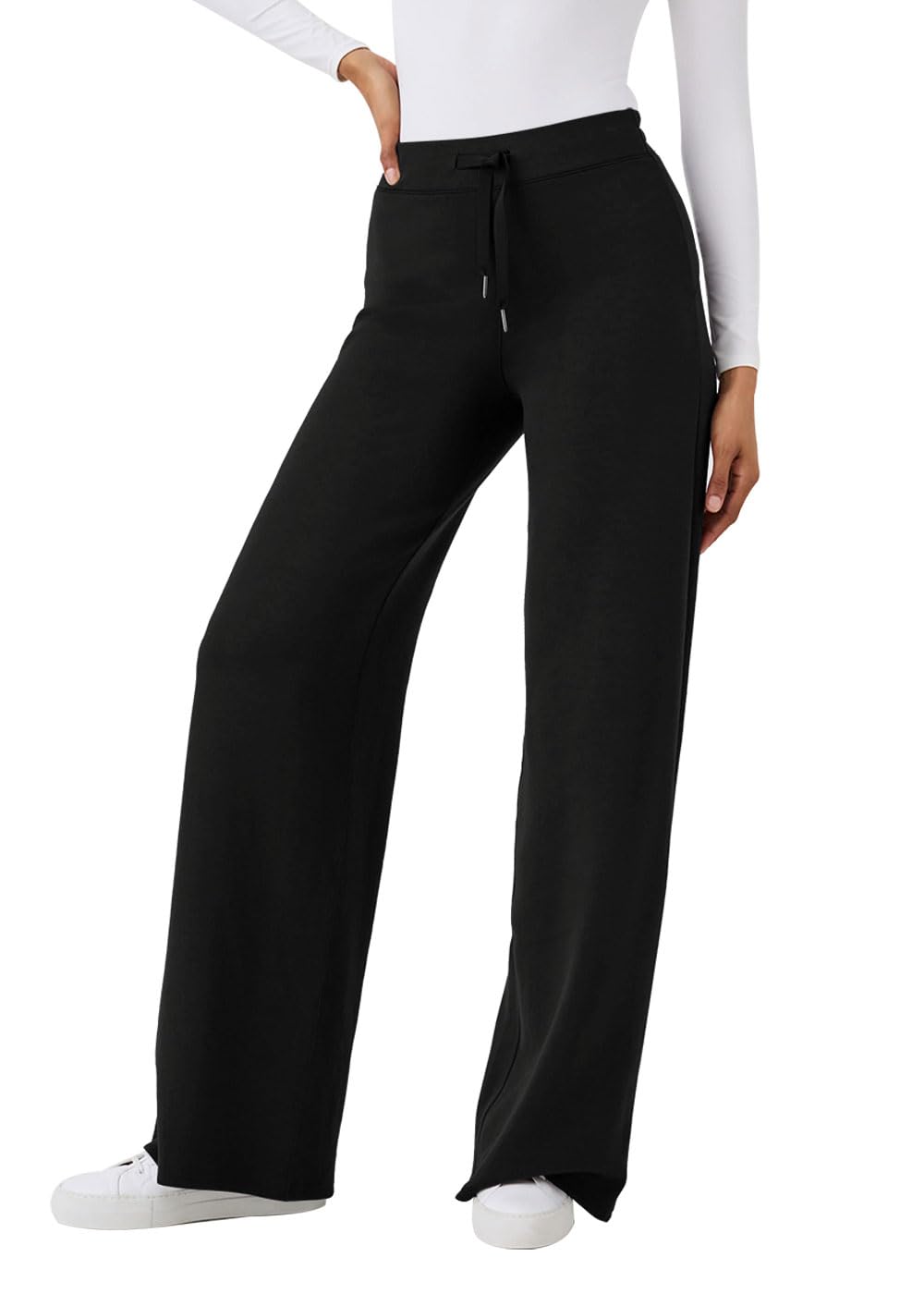 XIEERDUO Loungewear Set Women Fall Fashion 2024 Sweatsuit Set 2 Piece Outfits Black M
