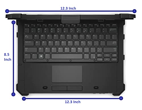Dell Latitude Extreme Rugged 7214 FHD 1920 x 1080 Laptop PC Touchscreen 2 in 1 Intel Core i5-6300U 2.4Ghz Processor, 8GB DDR4 Ram, 512GB SSD, WiFi & Bluetooth, Windows 10 (Renewed)