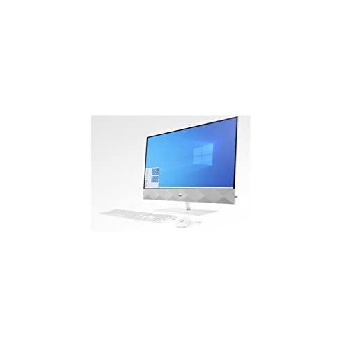 HP Pavilion 27-d1340t 27" Touch 16GB 1TB+256GB SSD Core™ i7-11700T 1.4GHz Win10H, Snowflake White (Renewed)