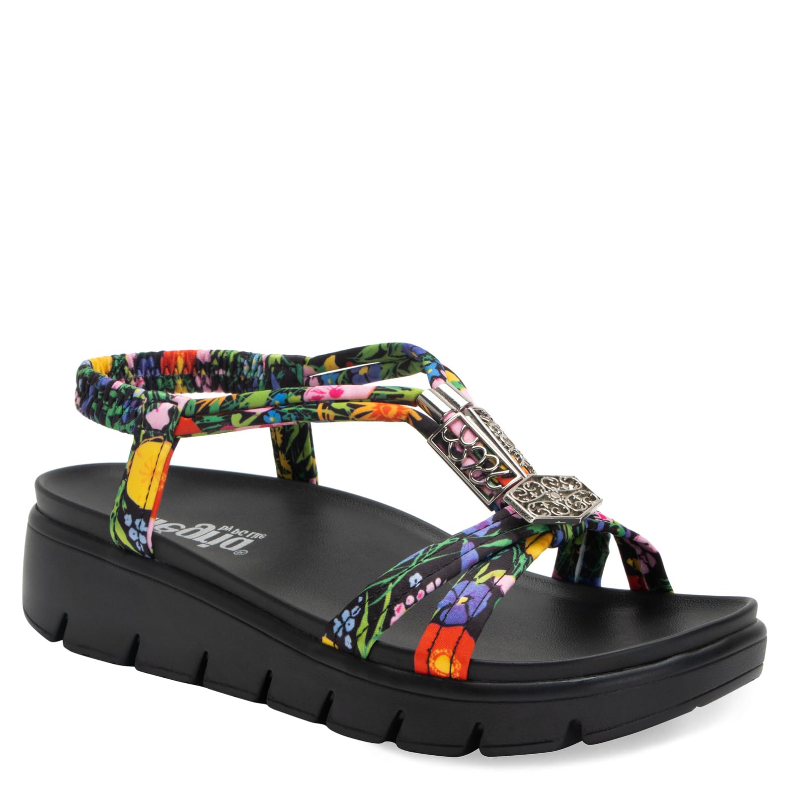 Alegria by PG Lite Women's Roz Tropic Platform Sandal Slide, Sweet Emotions, 8-8.5