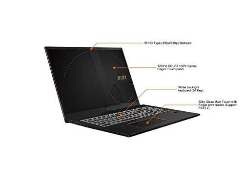 MSI Summit E16 Flip 16” QHD+ 120Hz Touchscreen 2-in-1 Business Laptop (Intel i7-1195G7, 16GB RAM, 2TB PCIe SSD) Long-Battery Life, Backlit, Killer WiFi 6E, Thunderbolt 4, Fingerprint, Win 11 Pro