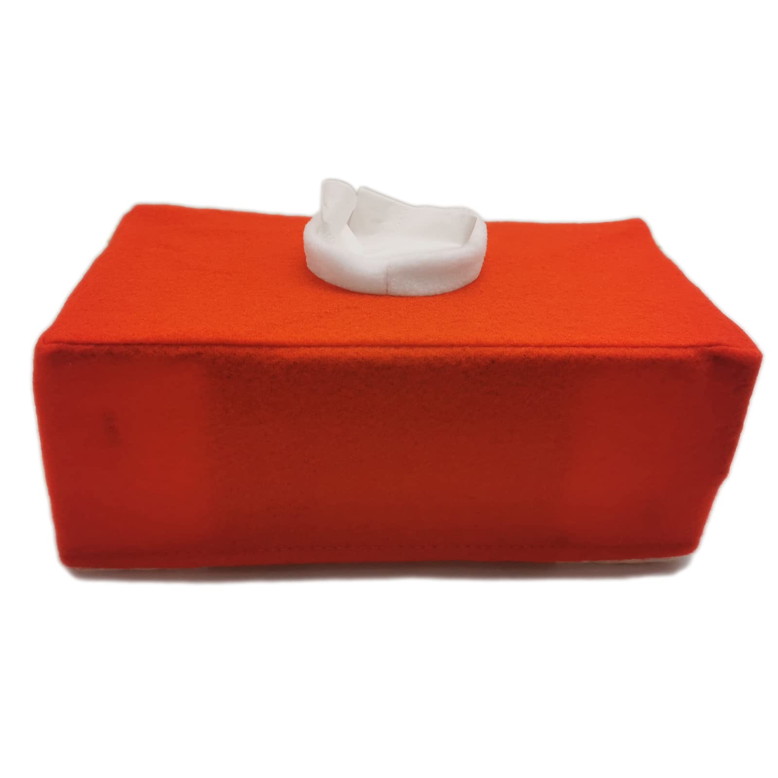 ZARSIO Tissue Box Cover Rectangular Santa Tissue Holder Paper Towel Holder Christmas Decorations(Santa Claus Belt)