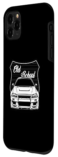 iPhone 11 Pro Max Classic Tuner Car, Import Racer , Men's Old School Hot Rod Case