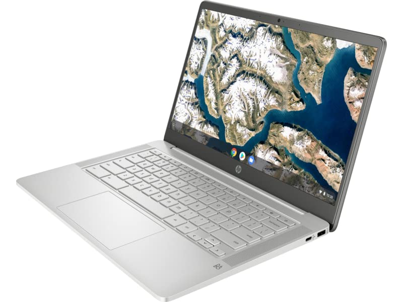 HP Chromebook 14a-na1020ca 14" Intel Pentium N6000 8GB LPDDR4x 128GB eMMC Chrome OS Mineral Silver (Renewed)