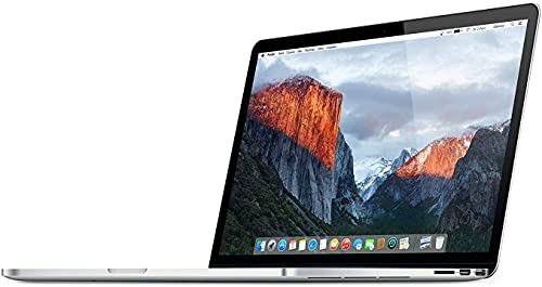 2015 Apple MacBook Pro with intel I7 (15-inch, 16GB RAM, 256GB SSD)- Silver (Renewed)