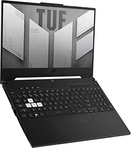 ASUS TUF Dash 15.6" 144Hz FHD Gaming Laptop | 12th Generation Core i7-12650H | NVIDIA GeForce RTX 3070 | Backlit Keyboard | Windows 11 (Black, 32GB DDR4 | 1TB SSD)