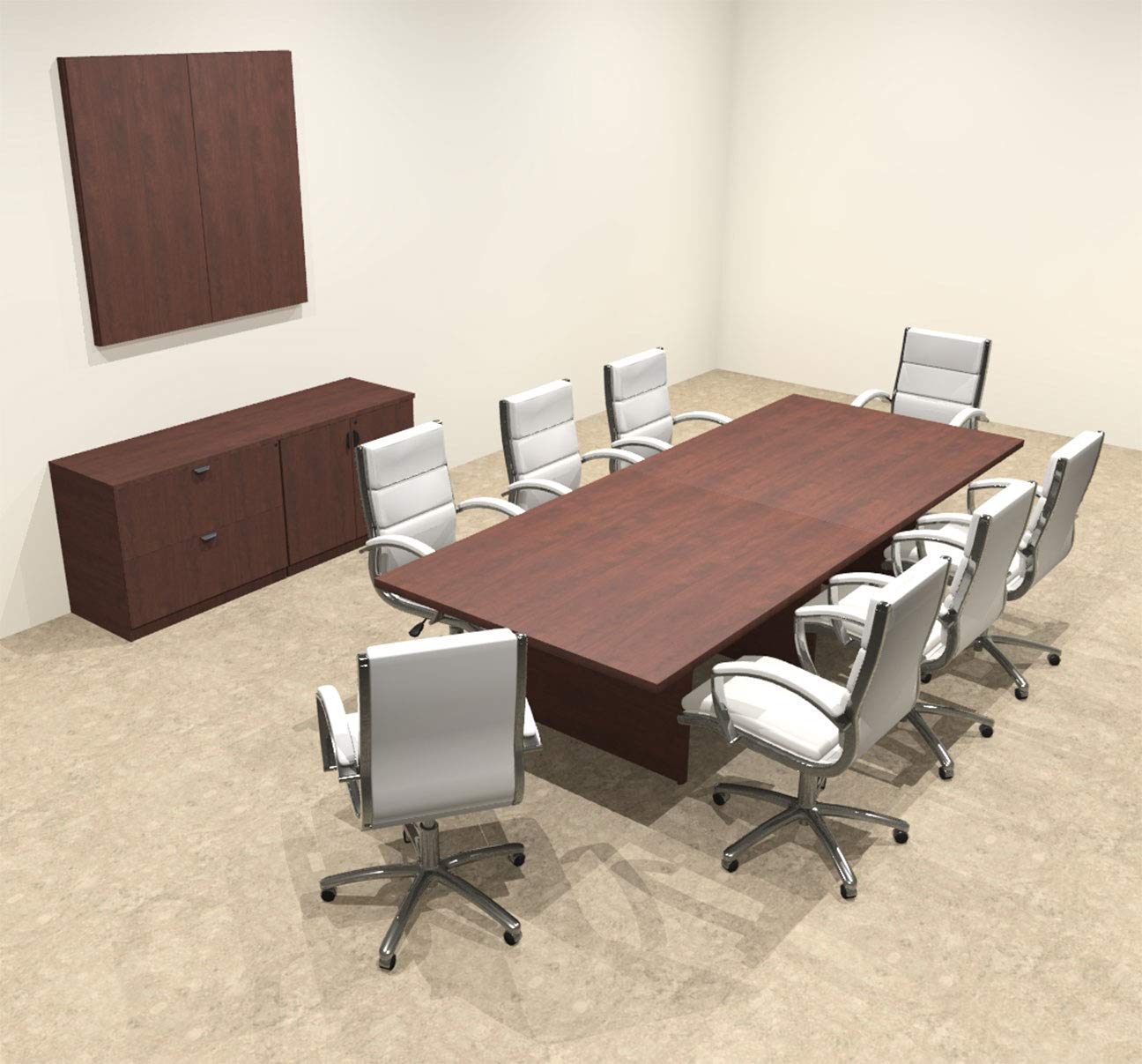 Modern Rectangular 10' Conference Table, OT-SUL-C27