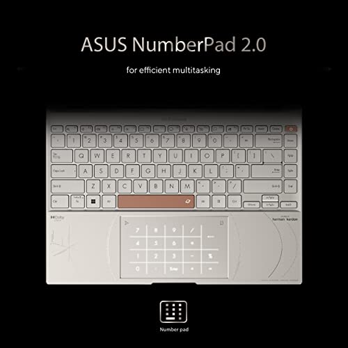 ASUS ZenBook 14X OLED Space Edition Laptop, 14” 2.8K 16:10 OLED Touch Display, Intel Core i9-12900H CPU, 32GB RAM, 1TB SSD, Windows 11 Pro, ZenVision Display, UX5401ZAS-XS99T