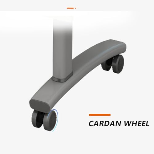 Flip Top Mobile Training Table, Foldable Computer Table for Conference Rooms,Training,Media Centers,Classrooms,(Excluding Chairs) (Color : B, Size : 120 * 40 * 75cm)