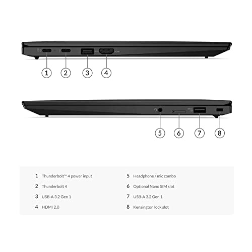 Lenovo ThinkPad X1 Carbon Gen 9 14" WUXGA 400nits Business Laptop, Intel Quad-Core i7-1185G7 up to 4.8GHz, 16GB LPDDR4x RAM, 512GB PCIe SSD, WiFi6, Bluetooth 5.2, Windows 11 Pro, Conference Webcam
