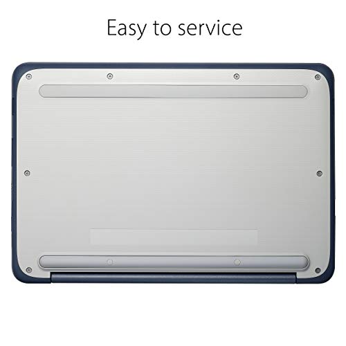 ASUS Chromebook C202XA Rugged & Spill Resistant Laptop, 11.6" HD, 180 Degree, MediaTek 8173C Processor, 4GB RAM, 32GB Storage, MIL-STD 810G Durability, Blue, Education, Chrome OS, C202XA-YB04-BL