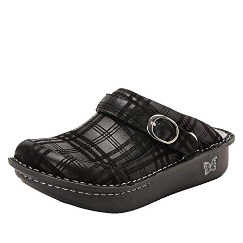Alegria Seville Womens Clog Plaid to Meet You 10 M US