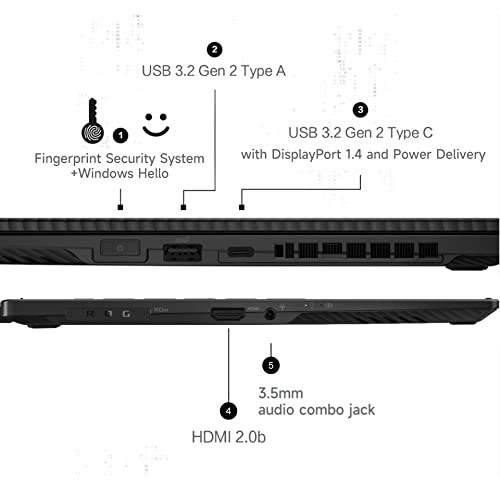 ASUS ROG Flow X13 13.4" 16:10 2-in-1 Touch Light & Thin Gaming Laptop, 8-Core Ryzen 9 5900HS, Wide UXGA (1920x1200) 120Hz IPS, RTX 3050 Ti, WiFi 6, RGB Backlit KB, 16GB RAM, 1TB SSD, w/USB Cable