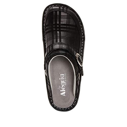 Alegria Seville Womens Clog Plaid to Meet You 10 M US