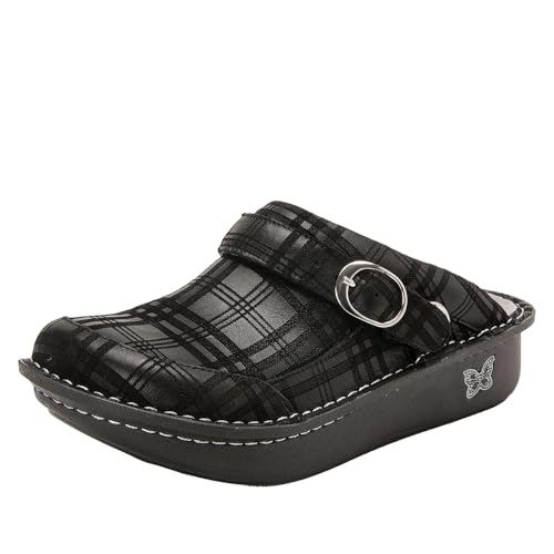 Alegria Seville Womens Clog Plaid to Meet You 10 M US