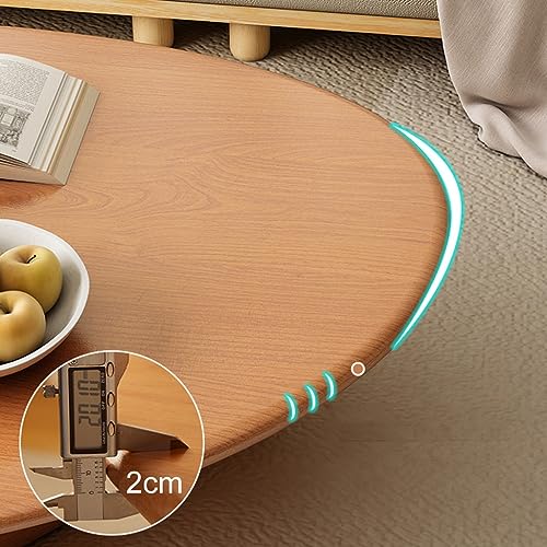 Triangle Coffee Table, Modern Leisure Table with Geometric Legs for Living Room, Patio, Home Office, Birthday, (Color : A, Size : 110 * 78 * 40cm)