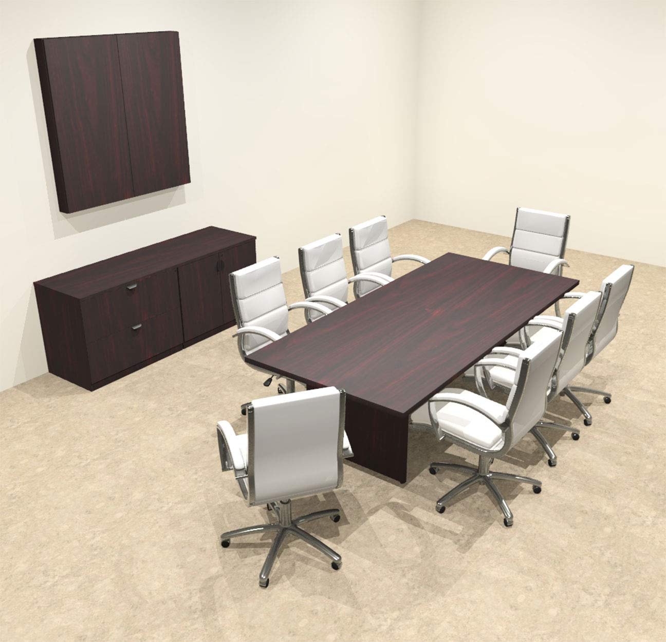 Modern Rectangular 8' Conference Table, OT-SUL-C23