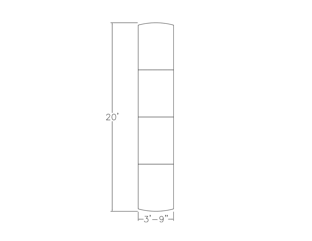 SKUTCHI DESIGNS INC. 20' Large Modular Conference Table with Data and Power | 20 Person Arc Rectangle Boardroom Table | Square Metal Bases | Harmony Series | White