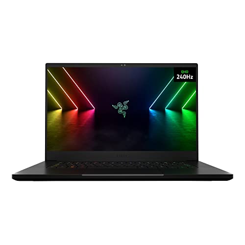 Razer Blade 15 Gaming Laptop: NVIDIA GeForce RTX 3060 - 12th Gen Intel 14-Core i7 CPU - 15.6” QHD 240Hz - 16GB DDR5 RAM - 1TB PCIe SSD - Windows 11 - CNC Aluminum - Chroma RGB - Thunderbolt 4