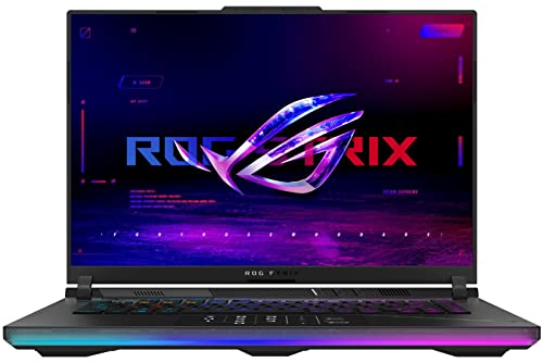EXCaliberPC 2023 ASUS ROG Strix Scar 16 G634JZ-XS96 (i9-13980HX, 32GB RAM, 1TB NVMe SSD, RTX 4080 12GB, 16" QHD+ 240Hz 3ms, Windows 11 Pro) Gaming Notebook