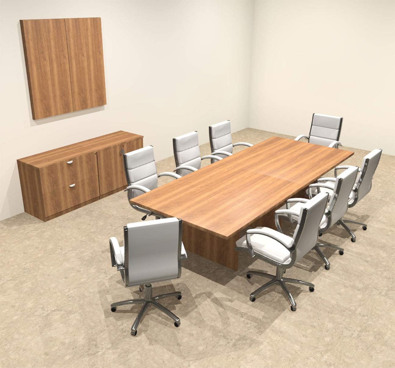 Modern Rectangular 10' Conference Table, OT-SUL-C26