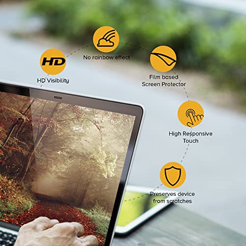 celicious Vivid Invisible Glossy HD Screen Protector Film Compatible with Panasonic Toughbook 55 MK1 FZ-55 (Non-Touch) [Pack of 2]