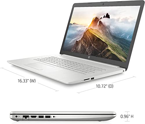 Newest HP Pavilion 17.3β Laptop, 11th Gen Intel Core i3-1115G4, Anti-Glare Display, UHD Graphics, Long Battery Life, NLY MP, Windows 11 (12GB RAM | 512GB SSD)