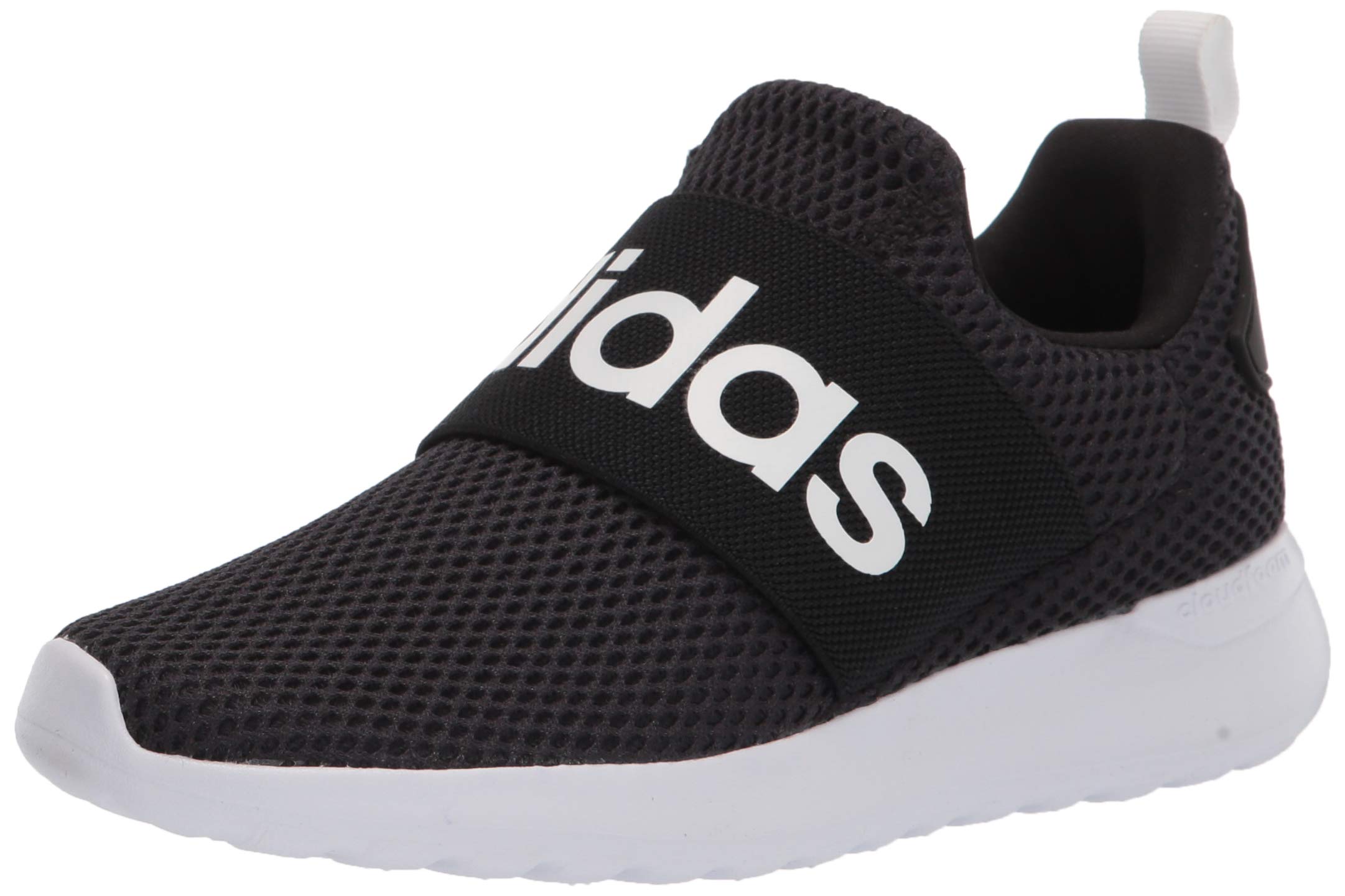 adidas Baby Lite Racer Adapt 4.0 Running Shoe, Black/Black/White, 4 US Unisex Infant