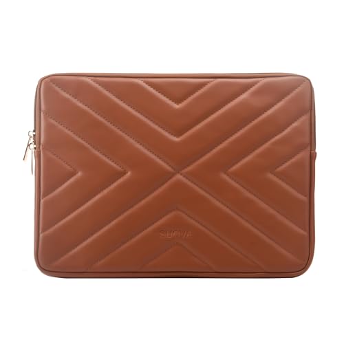 SUOVA Laptop Sleeve, Compatible with MacBook Air Series and MacBook Pro 13/14 Series,Soft Laptop Cover Specially Designed for 13-14 inch Notebook,Brown...