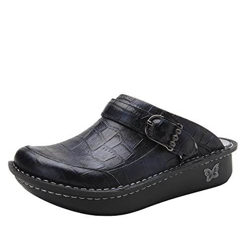 Alegria Seville Womens Shoe Croco Noche 11 M US