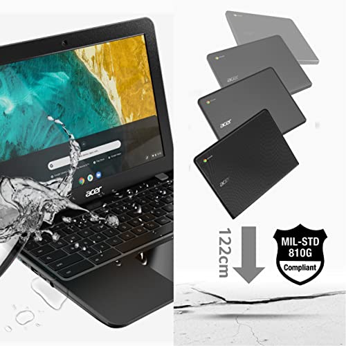 Acer Chromebook 512 Laptop | Intel Celeron N4020 | 12" HD+ Display | Intel UHD Graphics 600 | 4GB LPDDR4 | 32GB eMMC | Intel 9560 802.11ac Gigabit WiFi 5 | MIL-STD 810G | Chrome OS (Renewed)