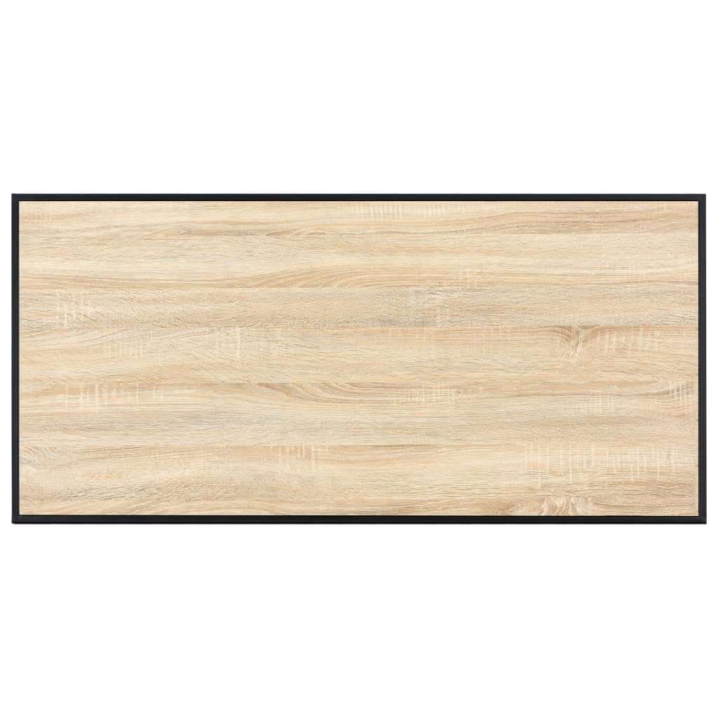 YUHI-HQYD Dining Table,Industry Offic Table,Rectangle Console Table,Kitchen Table,Computer Desk,Perfectly in a Living Room,Den,Office Room, and Family Room, Oak 47.2"x23.6"x29.5"