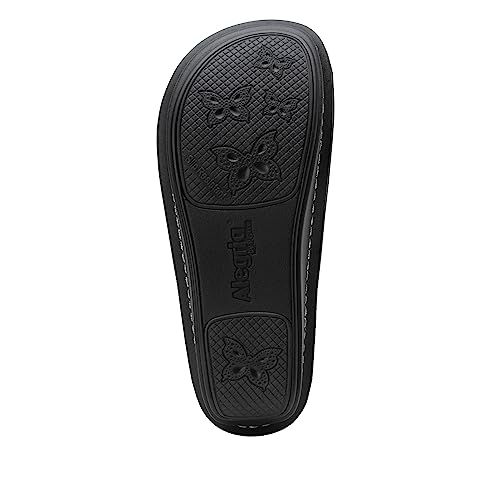 Alegria Women's Classic Peace & Love Patent Clog 9.5-10 W US