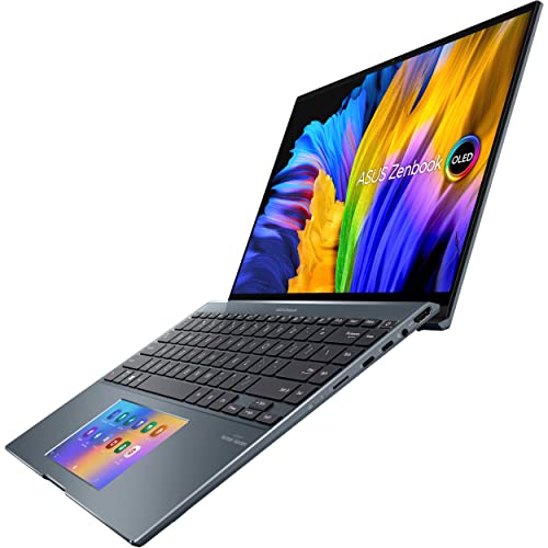 Asus Zenbook 14X OLED Laptop I 14" 2.8K OLED Multi-Touch 100% DCI-P3 I Intel 4-core i7-1165G7 I 16GB DDR4 1TB SSD I GeForce MX450 2GB I Backlit Fingerprint Thunderbolt Win11Pro + 32GB MicroSD Card