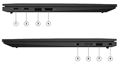 AimCare Supported NewLenovo ThinkPad X1 Carbon Gen 10 Ultrabook Laptop 14.0" FHD+ Touch Screen Intel EVO Core i7-1260P, 16GB LPDDR5 RAM 1TB SSD Webcam Fingerprint HDMI 2.0 Thunderbolt 4 Win 11Pro
