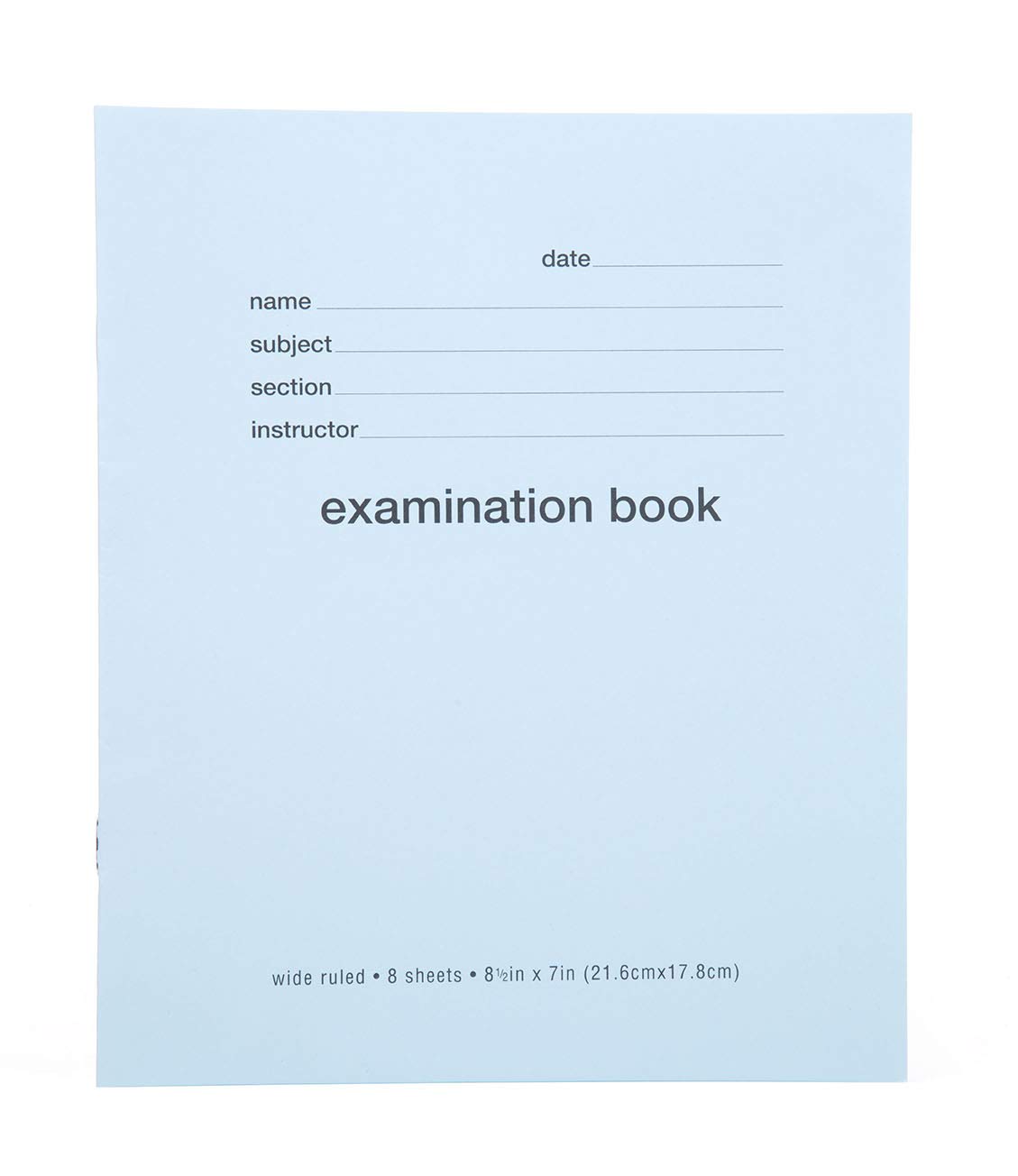 Mintra Office Blue Examination Book- for School, Home, Business, Office (Blue Exam/Test Books (8 Sheets-16 pages) - Wide Ruled, 6 pack)