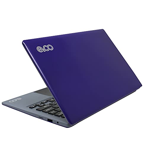 EVOO EV-C-116-7PR 11.6 inch 4GB 64GB eMMC Celeron N4000 1.1GHz Win10S,Purple 11-11.99 inches
