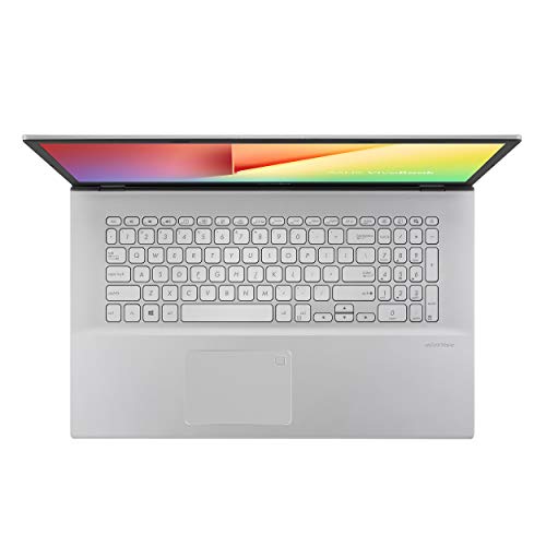 ASUS VivoBook 17 F712DA Thin and Light Laptop, 17.3β HD+, Intel Core i5-8265U Processor, 8GB DDR4 RAM, 128GB SSD + 1TB HDD, Windows 10 Home, Transparent Silver, F712DA-DB51