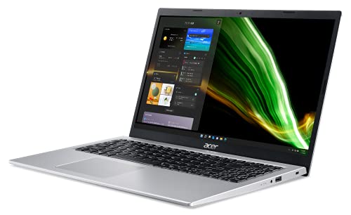 Acer Aspire 5 A515-56-33C0 Slim Laptop | 15.6" Full HD IPS Display | 11th Gen Intel Core i3-1115G4 Processor | 4GB DDR4 |128GB NVMe SSD | WiFi 6 | Backlit Keyboard | Windows 11 Home in S Mode