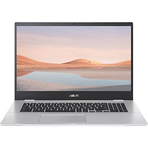 ASUS Chromebook Light Laptop, 17.3" FHD Widescreen Slim-Bezel, Intel Celeron N4500, Type-C, Wi-Fi 6, Intel UHD Graphics, 17 Hours Battery Life, Webcam (4GB DDR4 RAM | 32GB eMMC+128G SD Card)