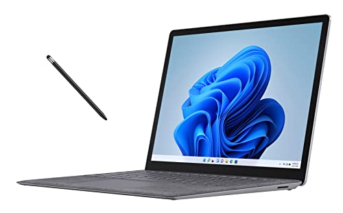 Microsoft Surface Laptop 4, 15" Touchsceen, AMD Ryzen 7-4980U, 8-Core, AMD Radeon RX Vega 11 Graphics, Backlit, 16GB DDR4 RAM, 512GB PCIe SSD, Windows 11, Platinum, with MTC Stylus Pen