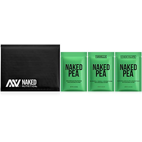 Naked Vegan Sample Pack Pea, Chocolate Pea, and Vanilla Pea