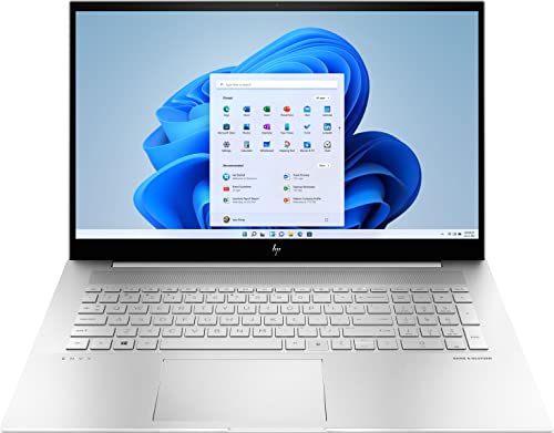HP 2023 Envy Laptop 17.3" FHD IPS Touchscreen 10-Core 12th Intel i7-1255U Iris Xe Graphics 64GB DDR4 2TB SSD Thunderbolt 4 Wi-Fi 6E Backlit Keyboard w/ FP Sensor Windows 11 Pro w/ RATZK 32GB USB